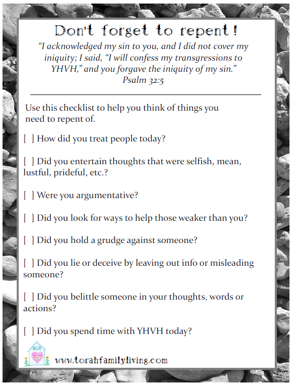 Sign up here! - Torah Family Living