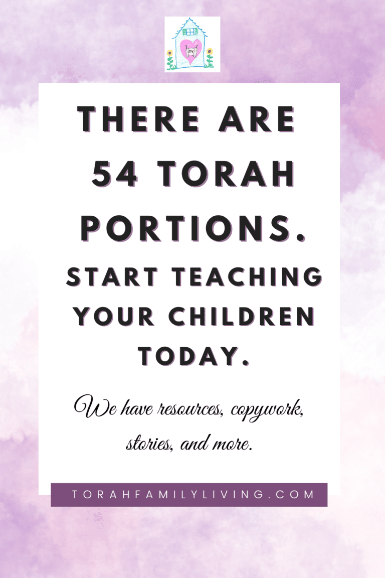 Torah portion printables - Torah Family Living